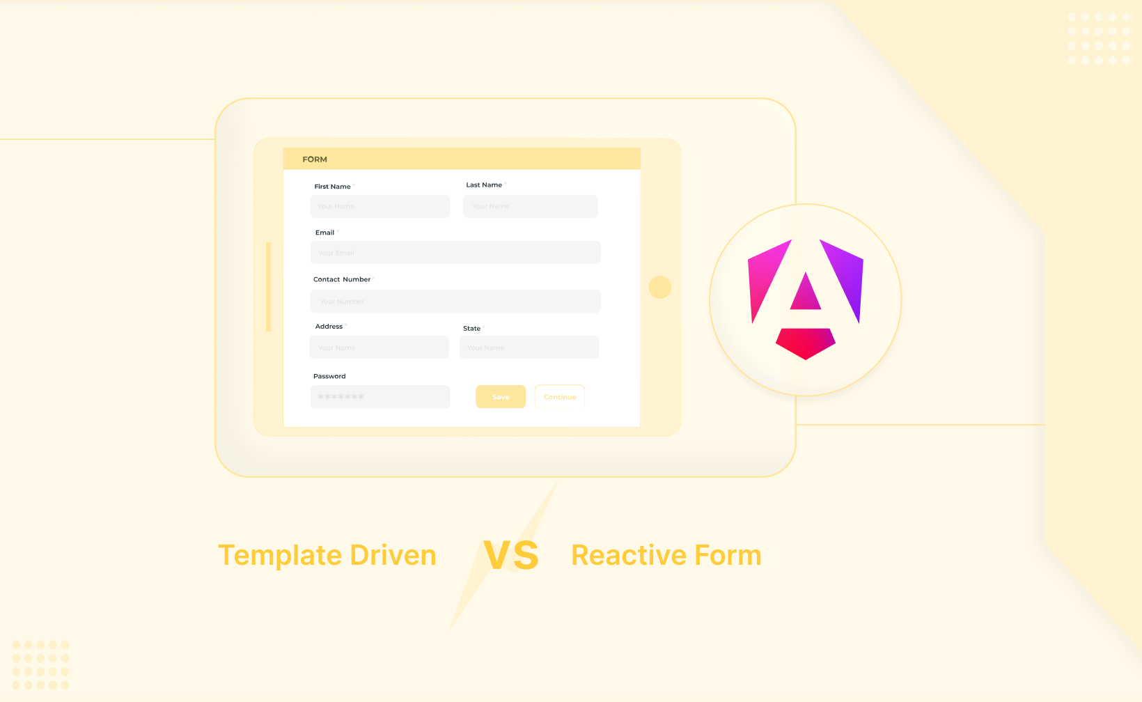 Angular Template Driven vs. Reactive Forms